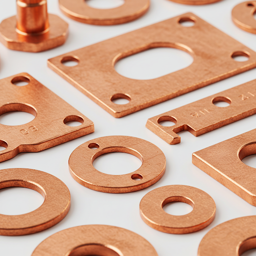 Copper Pressed Parts Copper pressed Components Copper Terminals Copper ...