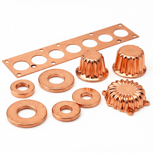 Copper Pressed Parts Copper pressed Components Copper Terminals Copper ...
