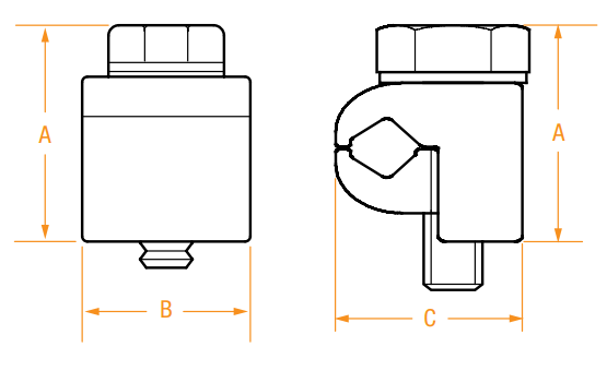 Vise Connectors Vise Clamps - Brass Neutral Links India